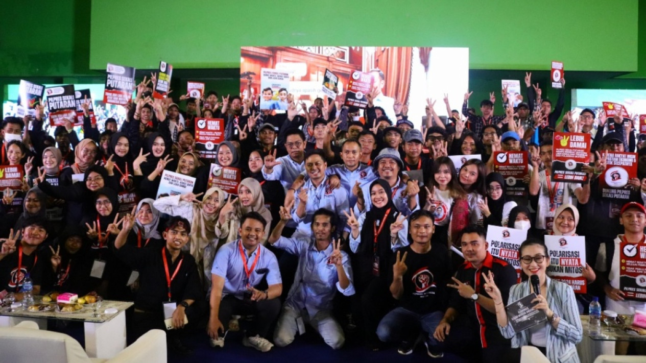 Generasi Emas 2045 Dukung Pilpres Sekali Putaran - Vlix.id