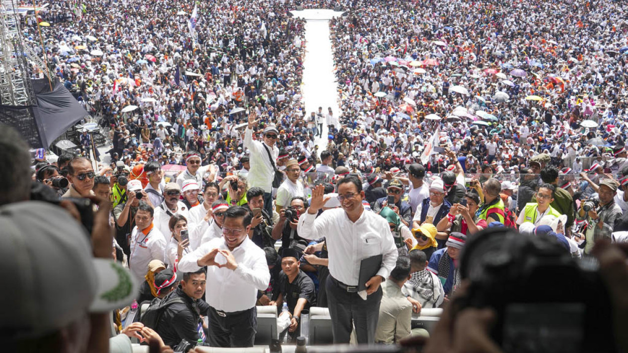 Kampanye Akbar Anies Baswedan-Muhaimin Iskandar di JIS - Vlix.id
