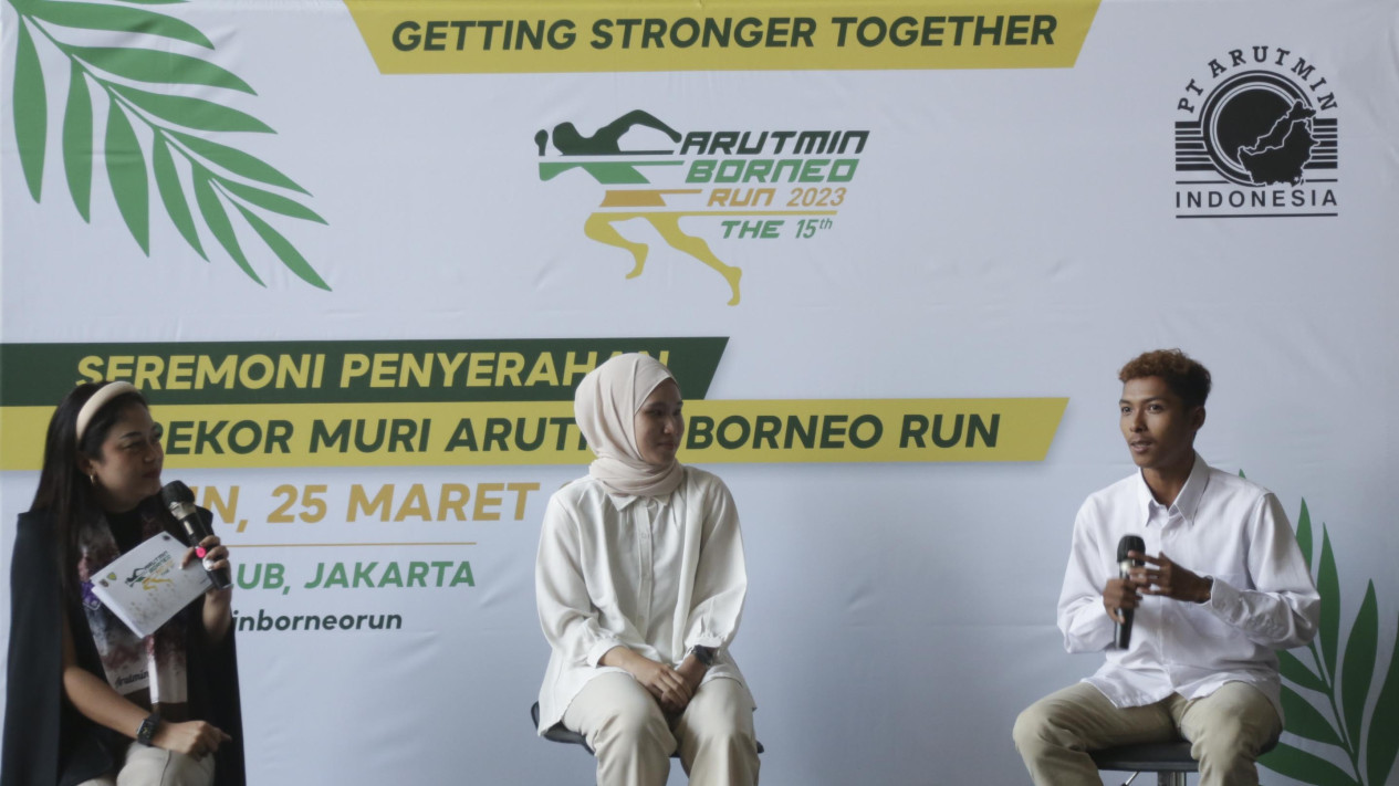 Anak Usaha BUMI, Arutmin Terima MURI di Arutmin Borneo Run - Vlix.id