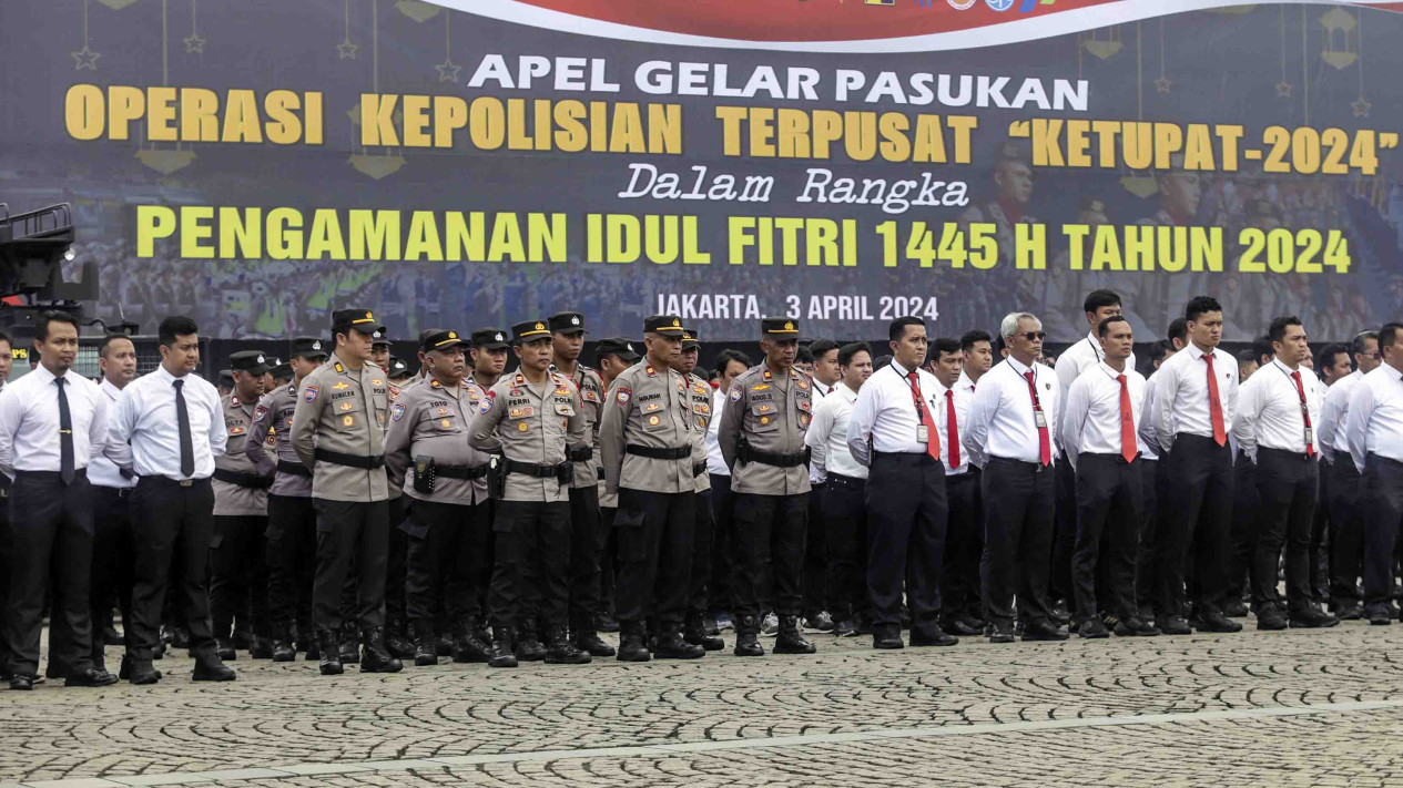 Apel Gelar Pasukan Operasi Ketupat Tahun 2024 - Vlix.id