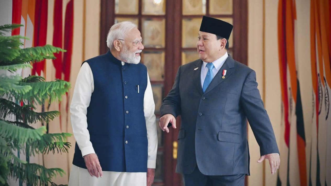 Pertemuan Presiden Prabowo dengan PM India Narendra Modi - Vlix.id