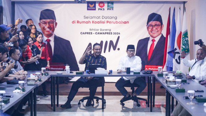 Anies-Muhaimin, Rapat Koalisi Perubahan Bentuk BAJA AMIN - Vlix.id