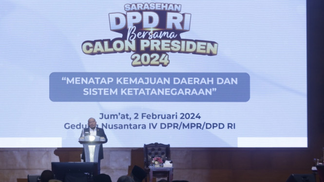 Sarasehan DPD-RI Bersama Calon Presiden 2024 - Vlix.id