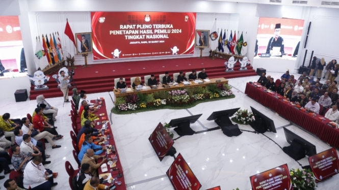 Rapat Pleno Terbuka Penetapan Hasil Pemilu 2024 Nasional Vlix Id