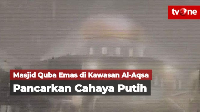 Masjid Quba Emas Al-Aqsa 'Pancarkan' Cahaya Putih - Vlix.id