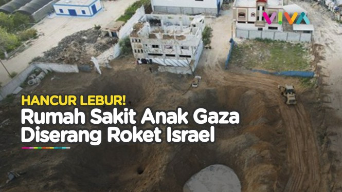 Rumah Sakit Anak Gaza Hancur Dihantam Roket Zionis - Vlix.id